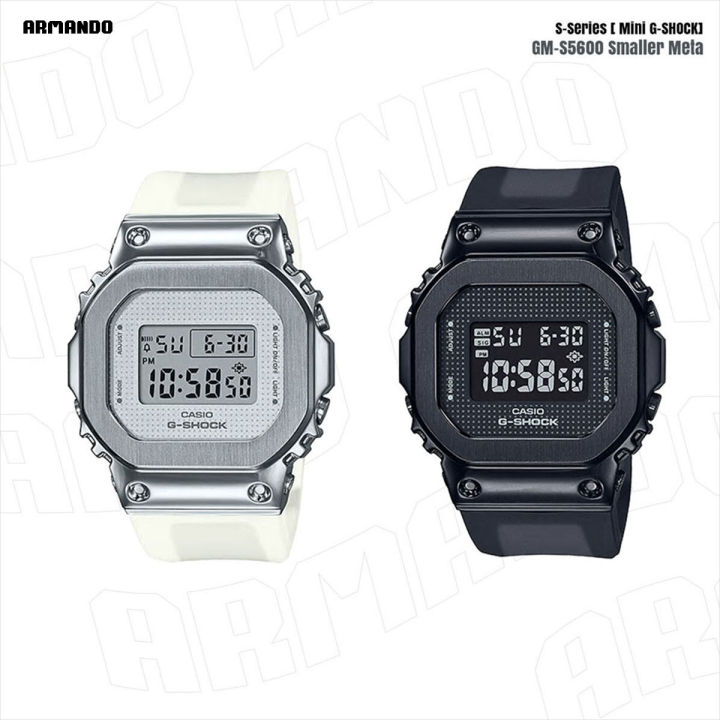 Casio Mini G-Shock GM-S5600SK-7,GM-S5600SB-1 นาฬิกาข้อมือ (ของแท้ ...
