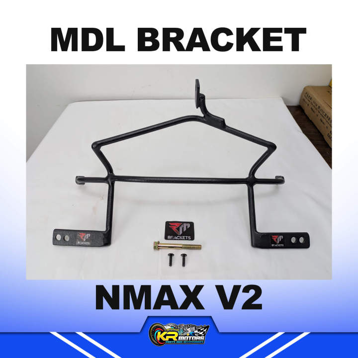 RM BRACKET NMAX V2 AUXILLIARY LIGHTS BRACKET BLACK POWDER COATED IRON ...