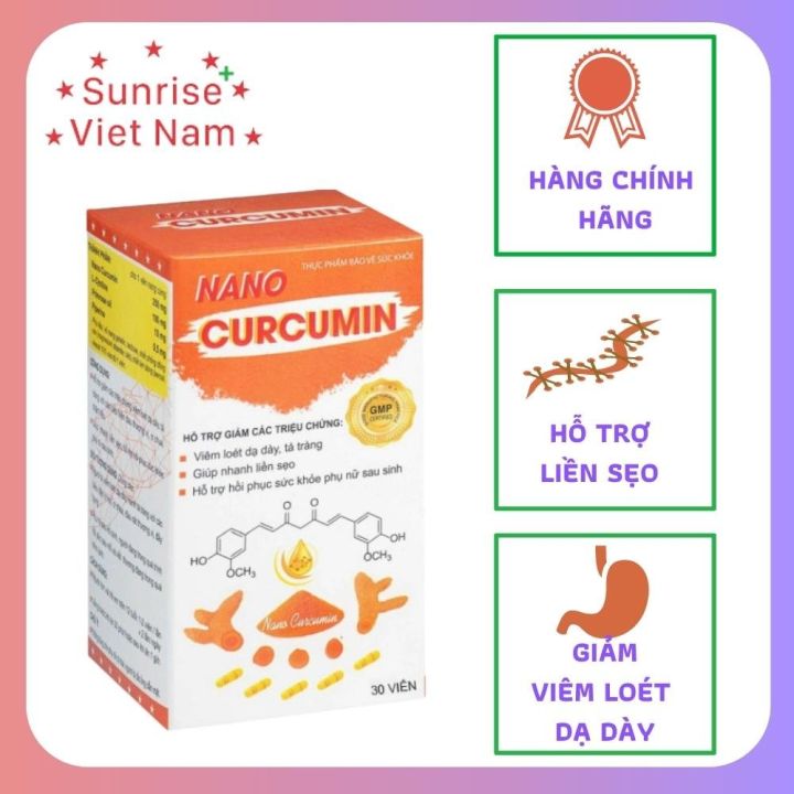 [COMBO 10 HÔP] NANO CURCUMIN SUNRISE PLUS VIỆT NAM Chiết Xuất Từ Nghệ - Hỗ Trợ Triệu Chứng Viêm ...