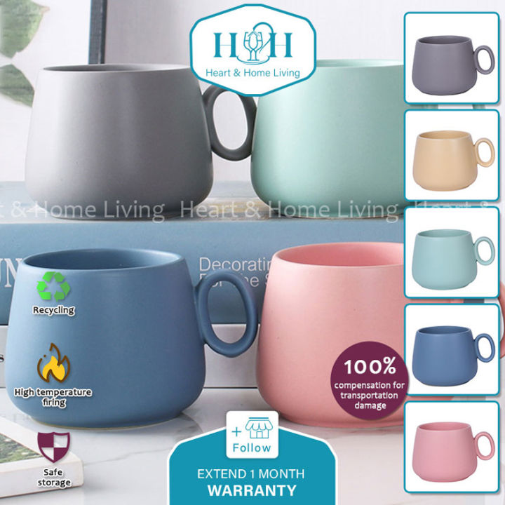 🔥 SG Local 🔥 Ins Creative Ceramic Cup Cute Coffee Milk Breakfast Cup ...