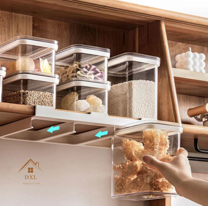 DXL Sliding Sealed Container Transparent Plastic Grain Storage Tank ...