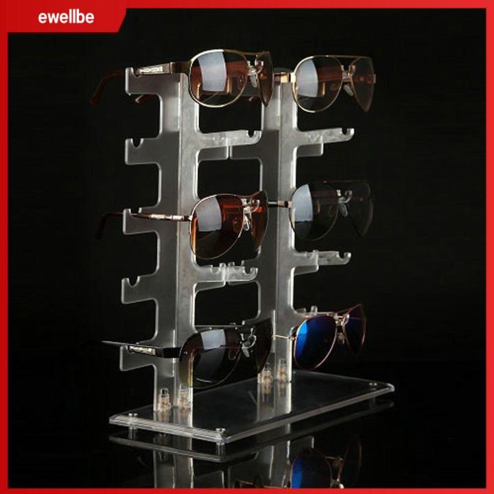 EWELLBE Counter Top Home Organizer Two Row Space Saving Shelf Plastic ...