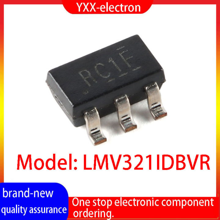 ชิป IC ชิปแรงดันต่ำ RC1F การพิมพ์ LMV321IDBVR แบบดั้งเดิมใหม่ SOT23-5 ...
