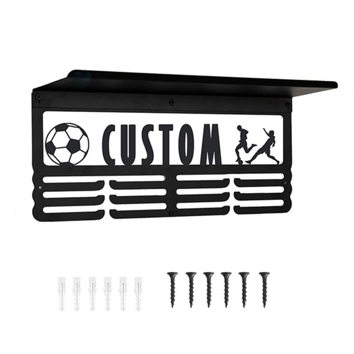 Trophy and Medal Organizer Wrestling Trophy Shelf Custom Metal Medal ...