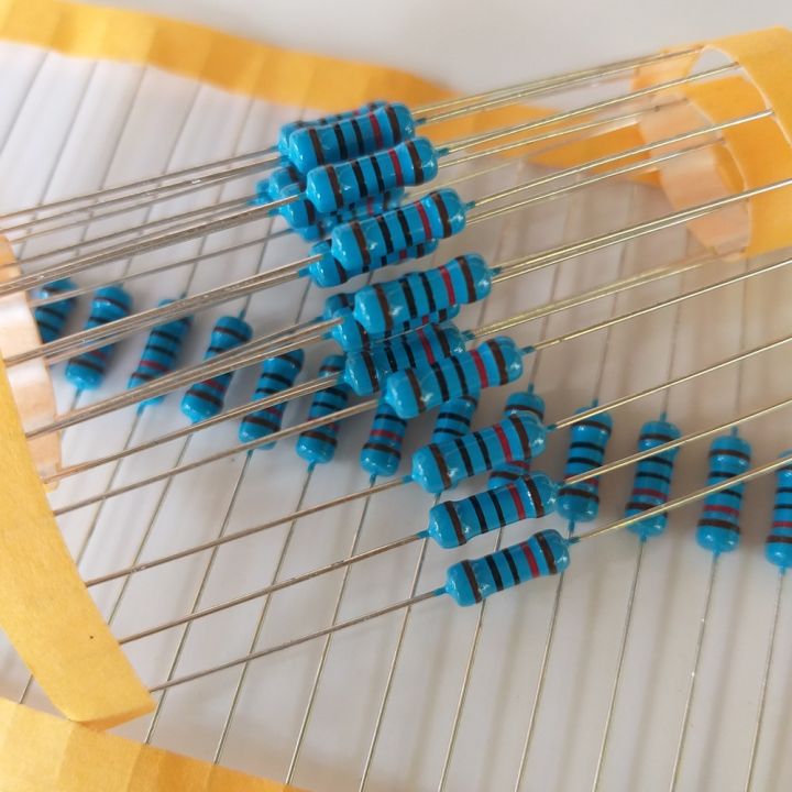 [ 20PCS ] 1/2 W 10K ~ 91K+-1%( R 5 แถบสี ) Resistor ตัวต้านทาน จำนวน 20 ...