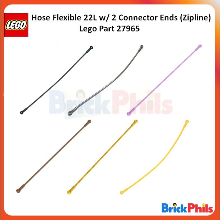 Lego Part 27965 Hose Flexible 22L w/ 2 Connector Ends (Zipline) | Lazada PH