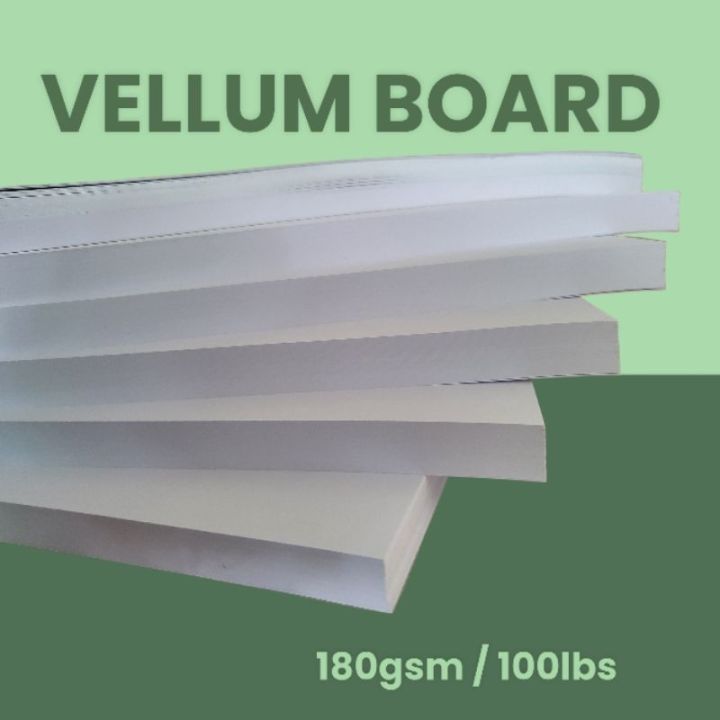 HIGH QUALITY BRISTOL VELLUM BOARDS 180gsm (100lbs) 50's and 100's | Lazada PH