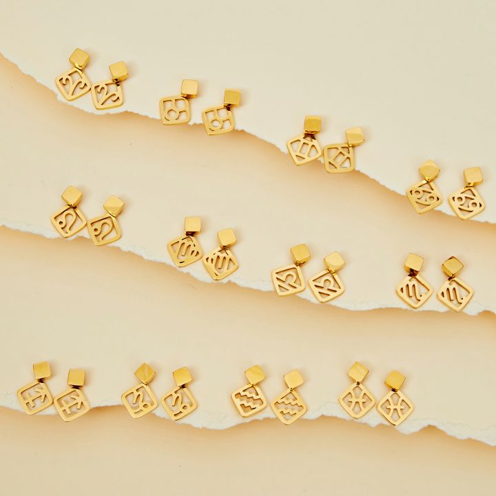 Valichain - Zodiac Ear Stud | Lazada.co.th