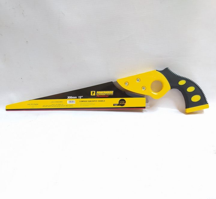 POWERHOUSE Compass Saw with PVC Handle 300 mm (12 inches) [GOLDEN | PAC ...