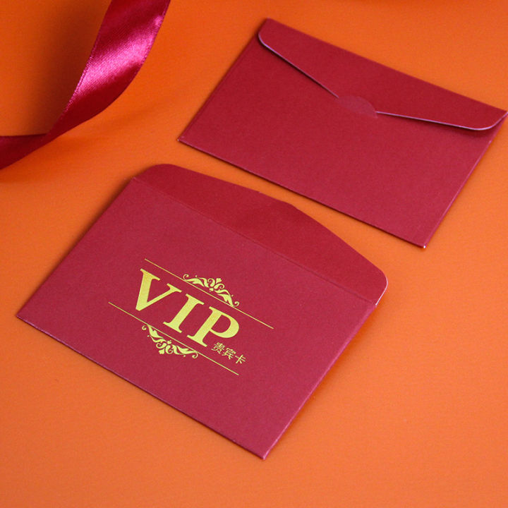Vip envelope card set custom printing logo enterprise club gilded pearl ...