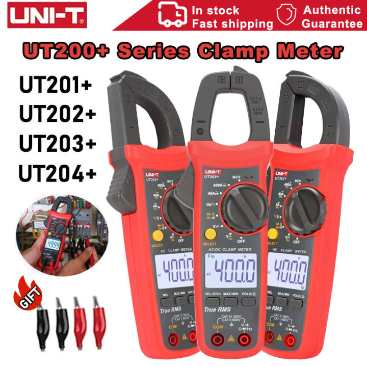 UNI-T Clamp Meter UT201 UT202 UT203 UT204 Plus Digital Tester ...