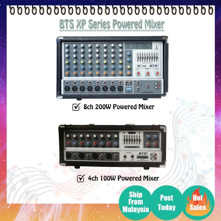 BTS XP Series Powered Mixer P.A System | Lazada