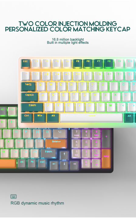 100 Keys Mechanical keyboard Replaceable Keycaps | Lazada PH