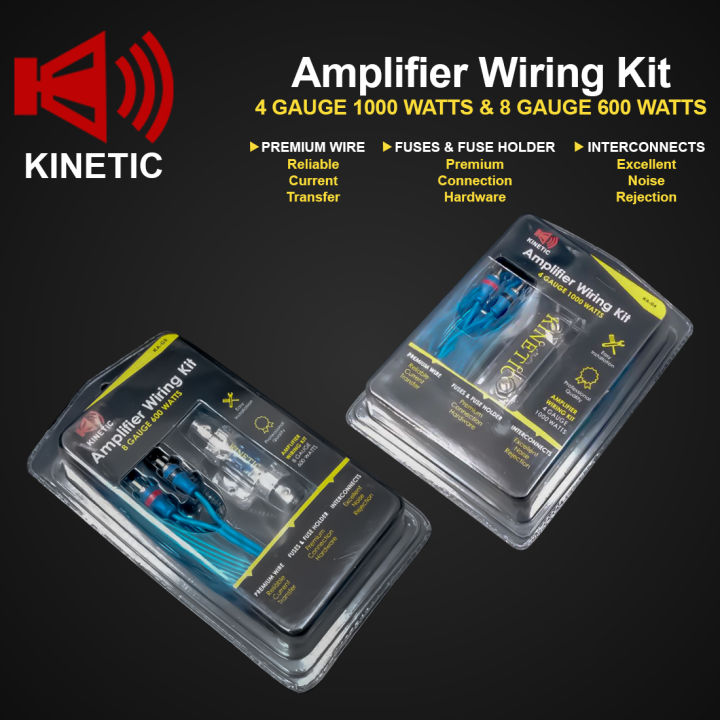 KINETIC Amplifier Wiring kit | Lazada PH