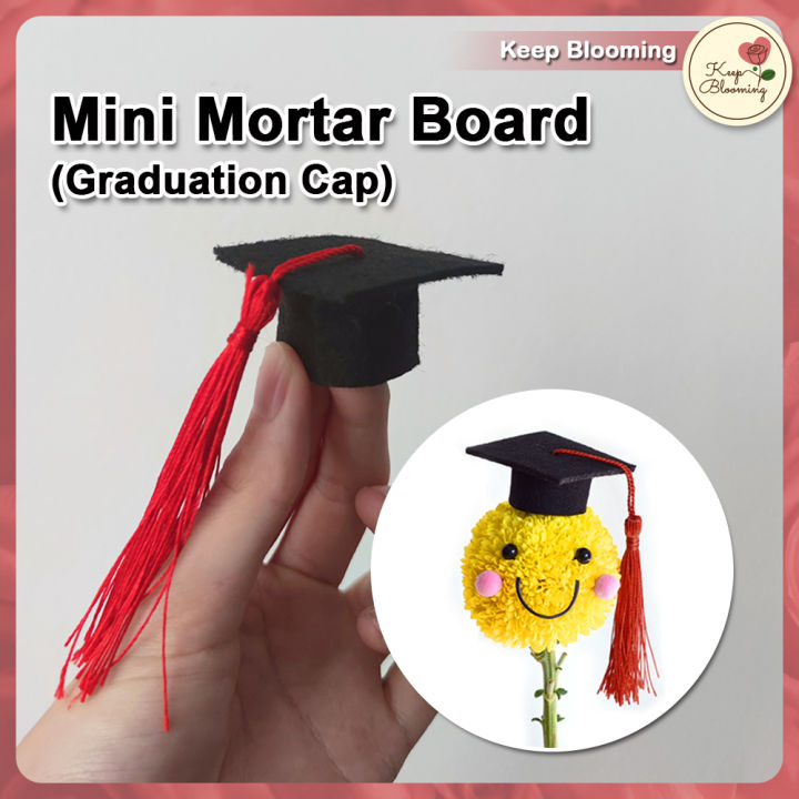 Mini Mortar Board (Graduation Hat) Topi Konvo Mini Graduasi 迷你毕业帽 | Lazada