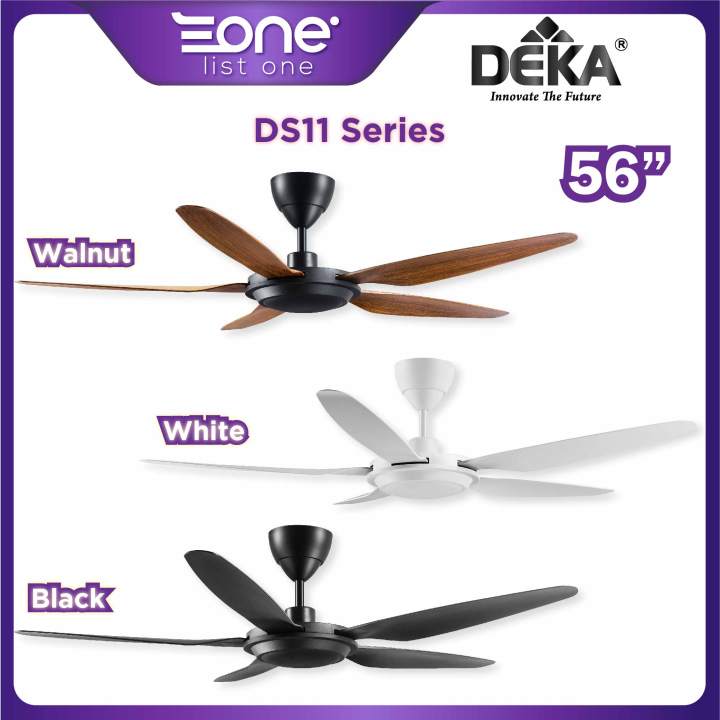 Deka 56" 14 Speed DC Motor 5 Blades Ceiling Fan With Remote Control ...