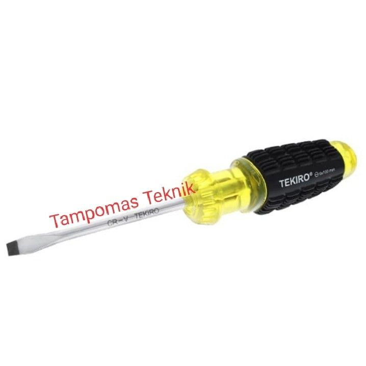 Tekiro Obeng - Min 6" 6x150mm Obeng Gagang Karet Tekiro Obeng Mekanik ...