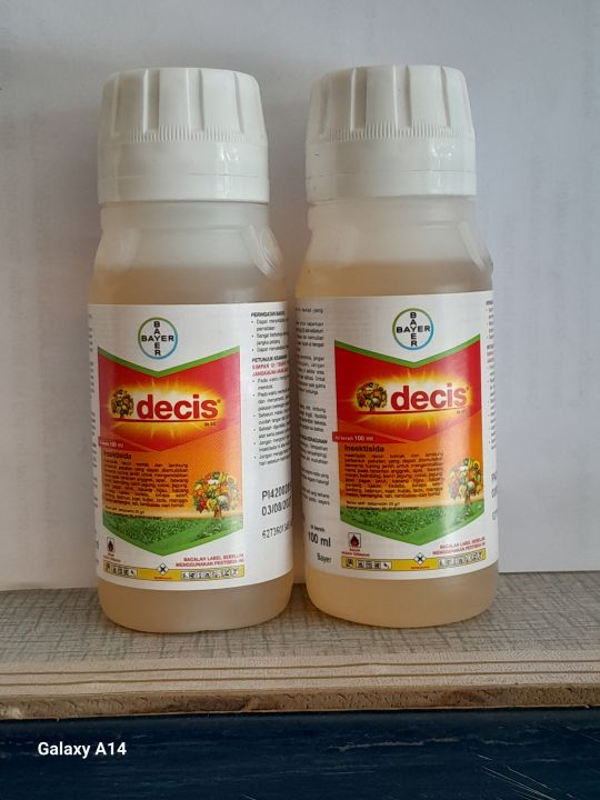 DECIS 25 EC BAYER INSEKTISIDA RACUN KONTAK DAN LAMBUNG KEMASAN 100 ML ...