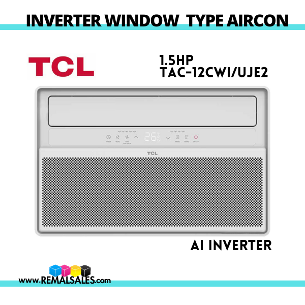 TCL TAC-12CWI/UJE2 1.5HP Inverter Window Type Aircon | Lazada PH