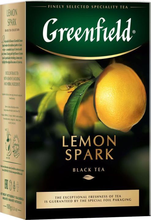 Greenfield Lemon Spark 100grams Black Tea | Lazada.co.th