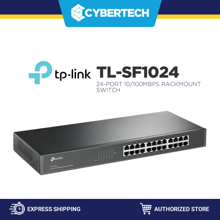 Cybertech TP-Link TL-SF1024 24-Port 10/100Mbps Rackmount Switch | Lazada PH