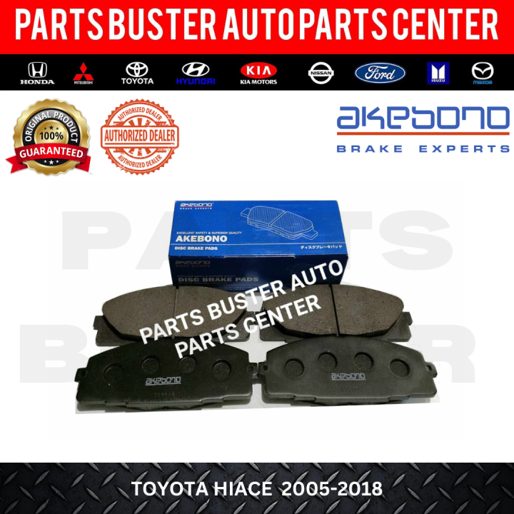 Akebono Brake Pad Front for Toyota Hiace 2005-2018 (AN-707K) | Lazada PH