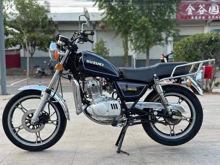 Second-hand Haojue Prince 125CC motorcycle Suzuki GN150 straddle American cruise Harley retro ...