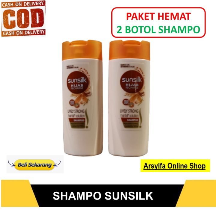 PAKET HEMAT 2 BOTOL SHAMPO SAMPO SUNSILK 70ML UNILEVER MURAH | Lazada ...