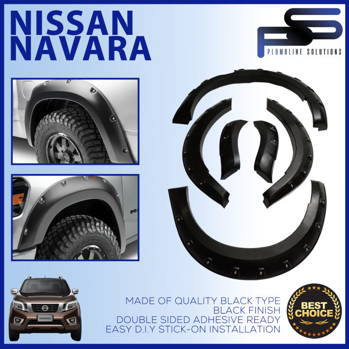 Fender Flares for Nissan Navara 2014 2015 2016 2017 2018 2019 2020 / ...