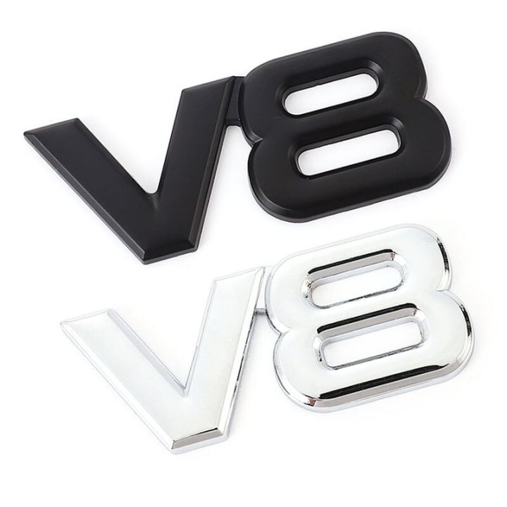 Cars Car Sticker Auto V8 Logo Emblem Decal for BMW Audi Volkswagen Ford ...