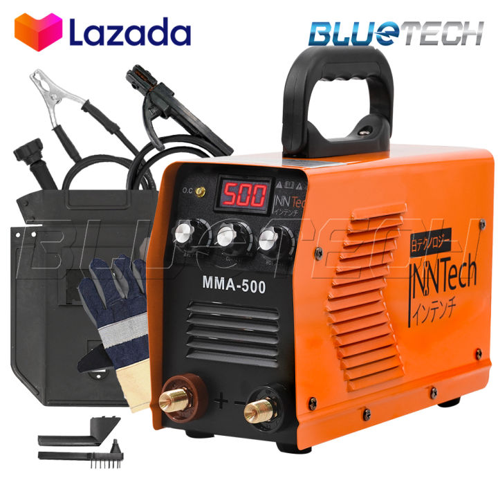 InnTech ตู้เชื่อม Inverter IGBT MMA-500 รุ่นใหม่ 3 ปุ่ม บอร์ดญี่ปุ่นแท้ ...