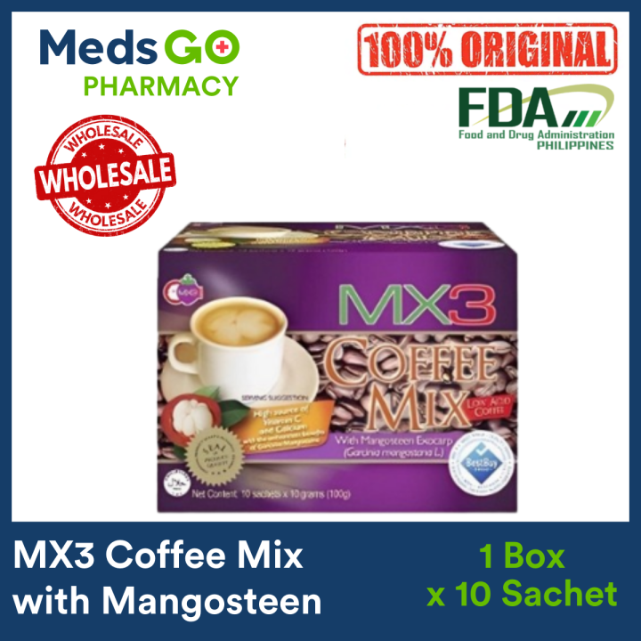 Coffee Brand Coffee MX3 Mangosteen Coffee Mix - 20 Sachets Pack With ...