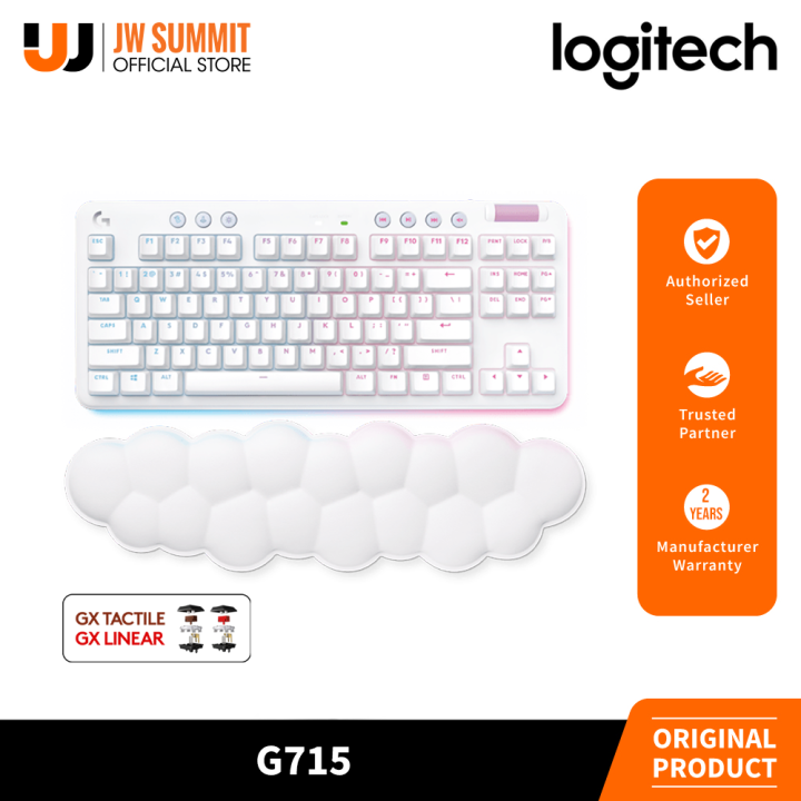 Logitech G715 GX Linear/Tactile RGB Switch TKL Wireless Mechanical ...