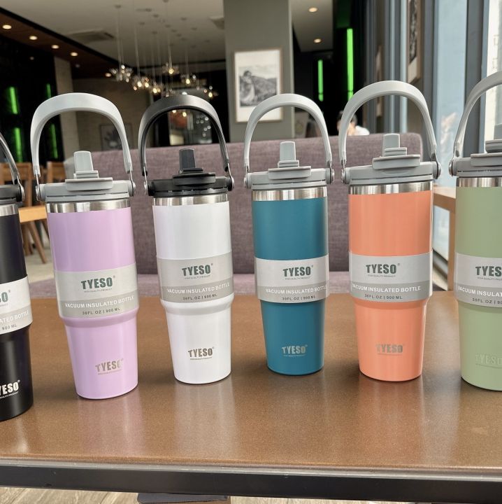 แก้ว TYESO 30FL.oz/900ML SUS304 | Lazada.co.th