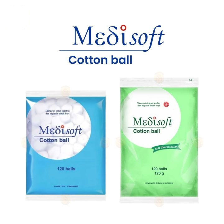 Medisoft Cotton Ball 120 balls Kapas Bola Bayi Selection | Lazada Indonesia