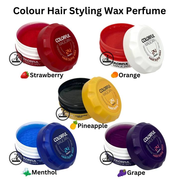 Colorful Magician Hair Styling Wax Perfume 150ml 24 Hour Colour Wax ...
