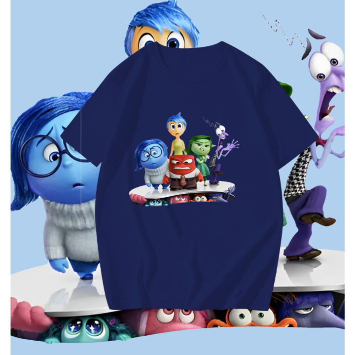 👕🎁🎀ใหม่ เสื้อ Pixar 's Movie Inside Out 2 T-Shirt XN06 ไม่จำกัดเพศ ราคา ...