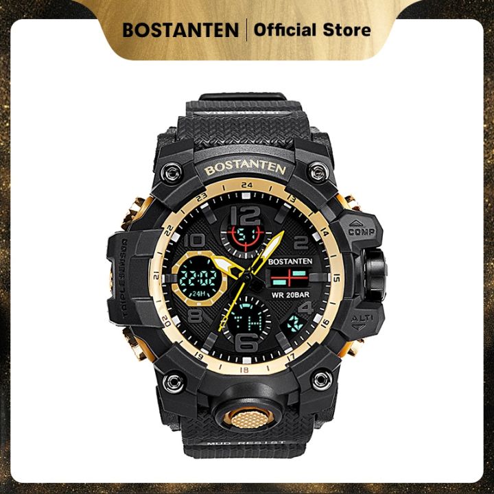 [BOSTANTEN Official] Watch for Men Most Popular Multifunctional Digital ...