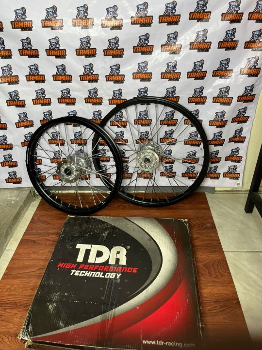 Wheelset Trabas KLX 18/21 Velg TDR Tromol Supercopy Tanpa Ban PNP D ...