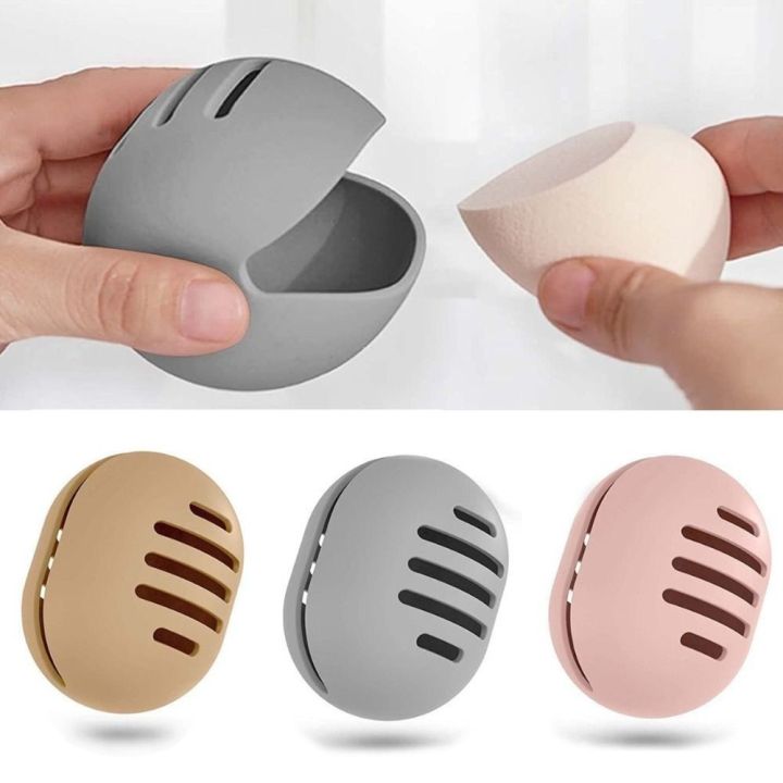 【Ready Stock/COD】Mini Reusable Travel Makeup Beauty Sponge Case Storage ...