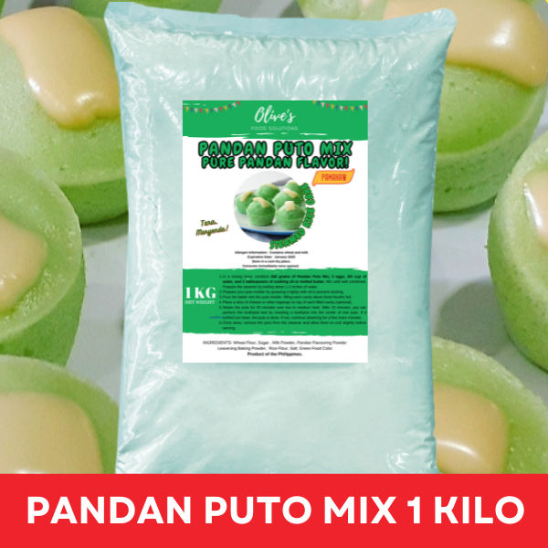 Pandan Puto Mix - Steamed Rice Cakes (1 Kilo) | Lazada PH