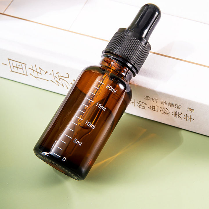 Brown Glass Dropper Bottle With Measurements Glass Containers For DIY ...