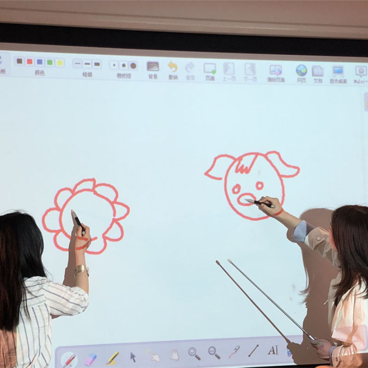 Finger Touch Screen Smart Classroom Board Multi Interactive Large ...