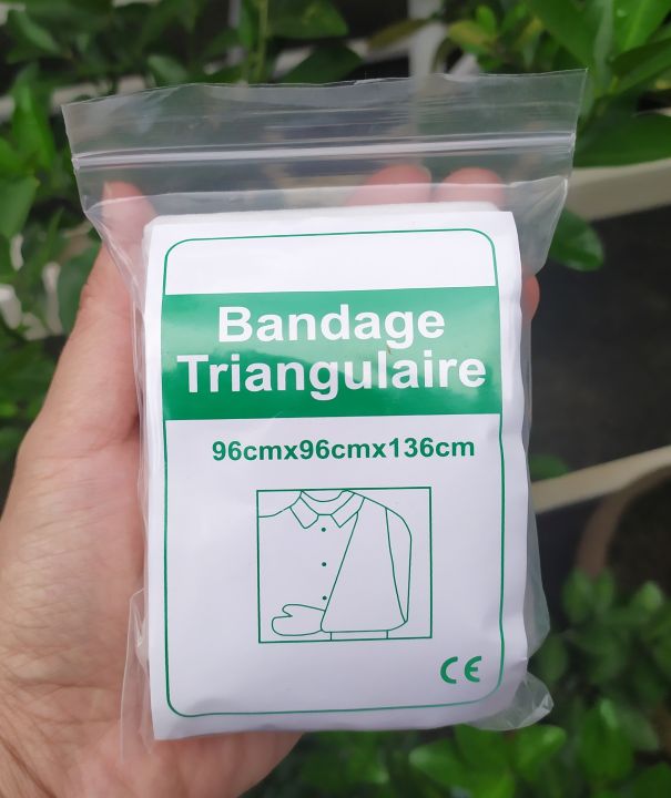 FIRST AID - HIGH QUALITY TRIANGULAR BANDAGE FOR HOME AND HOSPITAL USE ...