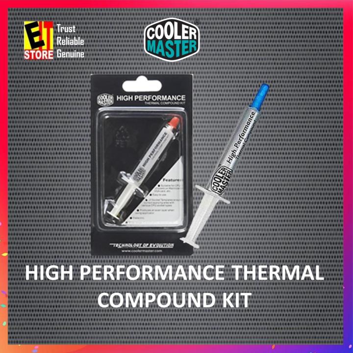 COOLER MASTER HIGH PERFORMANCE THERMAL COMPOUND KIT HTK-002-U1 | Lazada