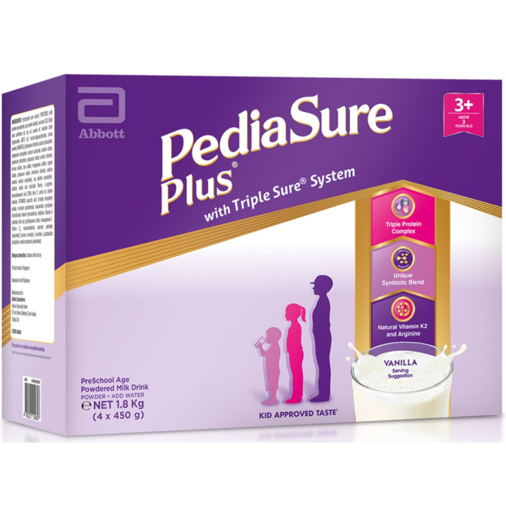 Pediasure Plus VANILLA Powdered Milk Drink for 3+ 1.8Kg | Lazada PH