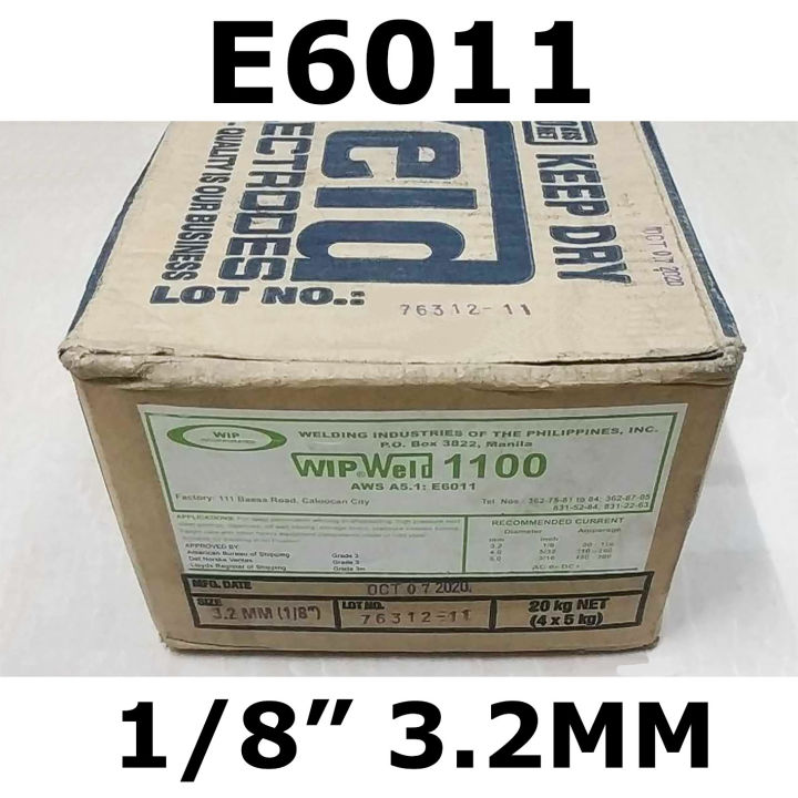 ORIGINAL WIPWELD WELDING ROD 6011 1/8" 3.2MM ( TINGI 1 KILO ...
