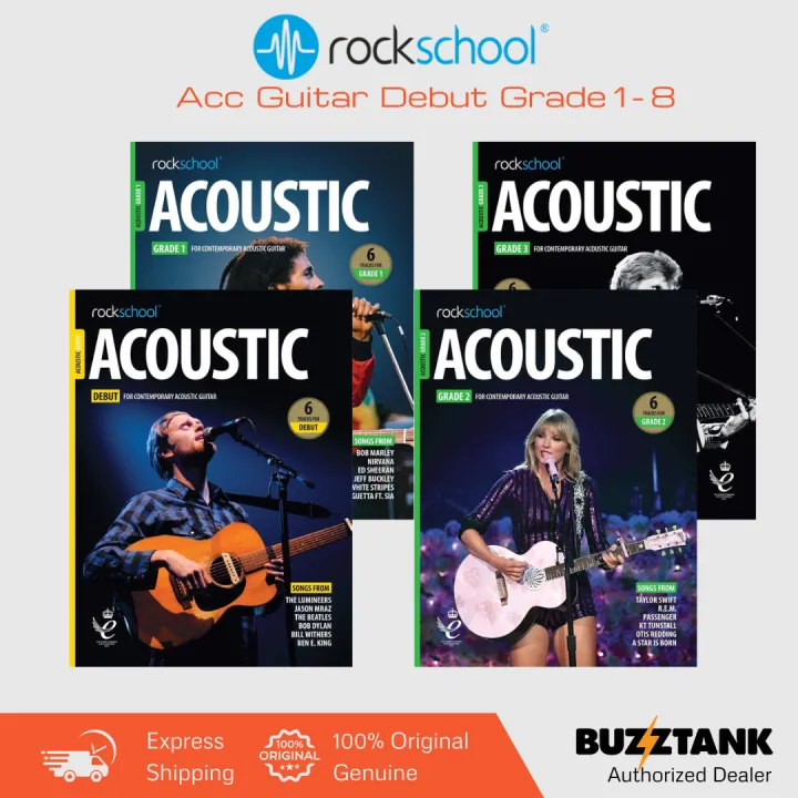 RSL Rockschool ACOUSTIC for Acoustic Guitar (2018 - 2024) (6 Tracks ...
