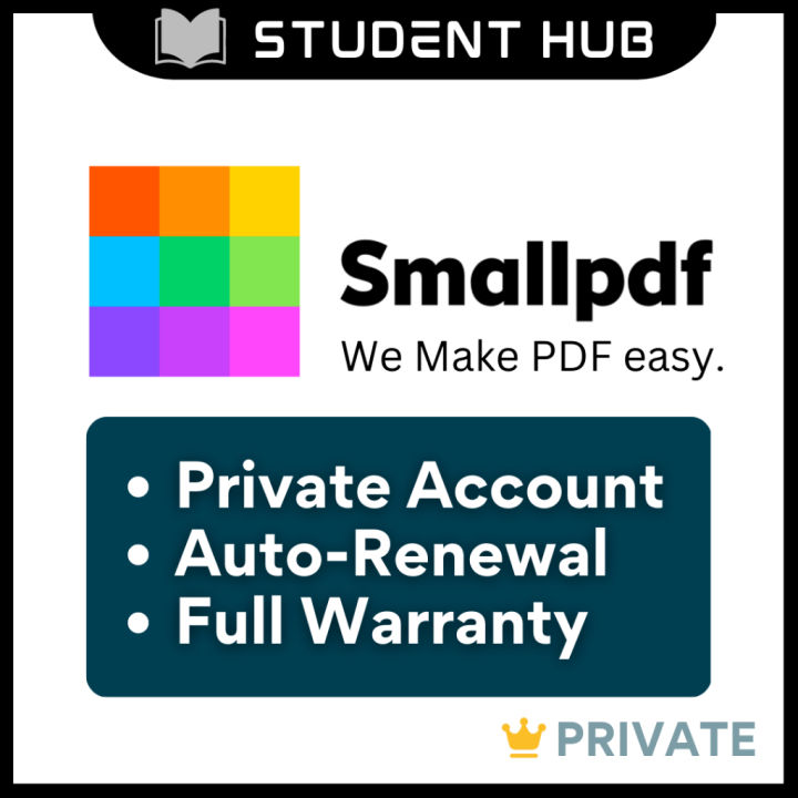 Smallpdf PRO - Edit, Compress and Convert PDF WITH FULL WARRANTY | Lazada Smallpdf PRO - Edit, Compress and Convert PDF WITH FULL WARRANTY | Lazada