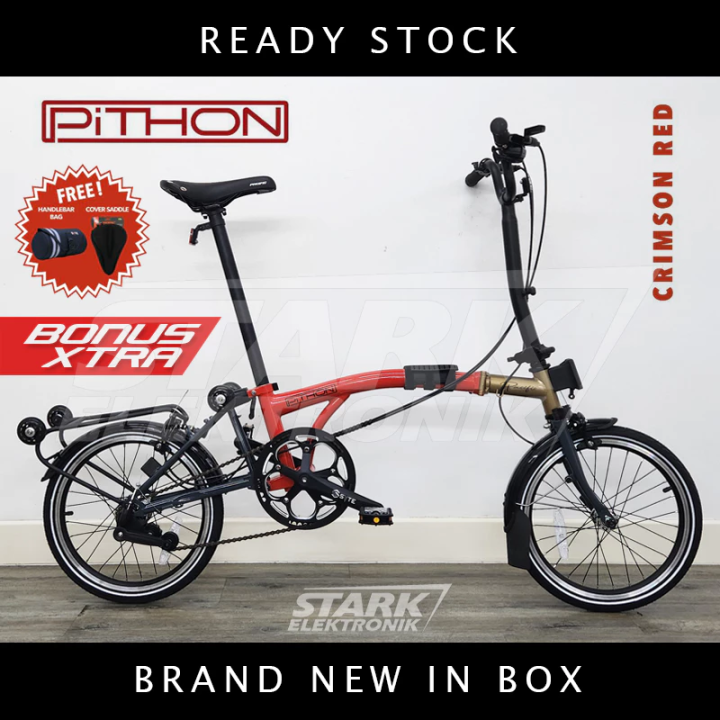 Pacific PITHON 16 inch Sepeda Lipat Folding Bike | Lazada Indonesia